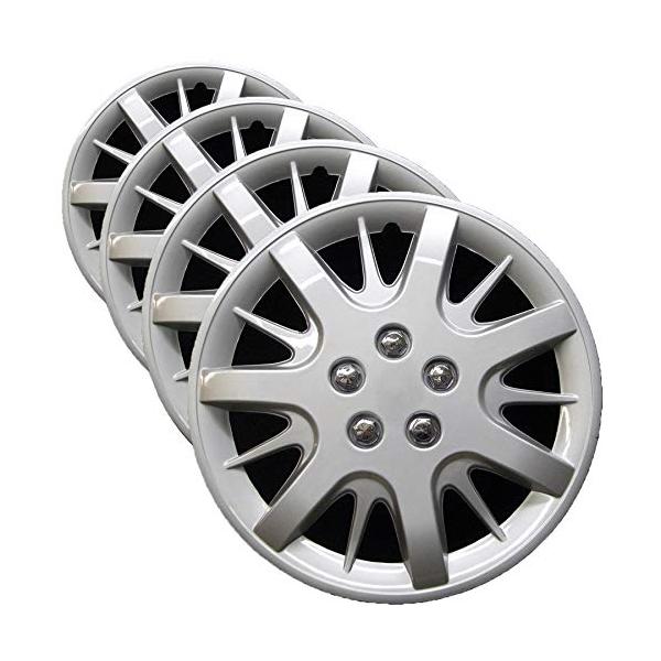商品名:  Premium Replica Hubcap Set, Replacement for Chevrolet Impala 2000-2011, Monte Carlo 2000-2005, 16-inch Wheel Cover...