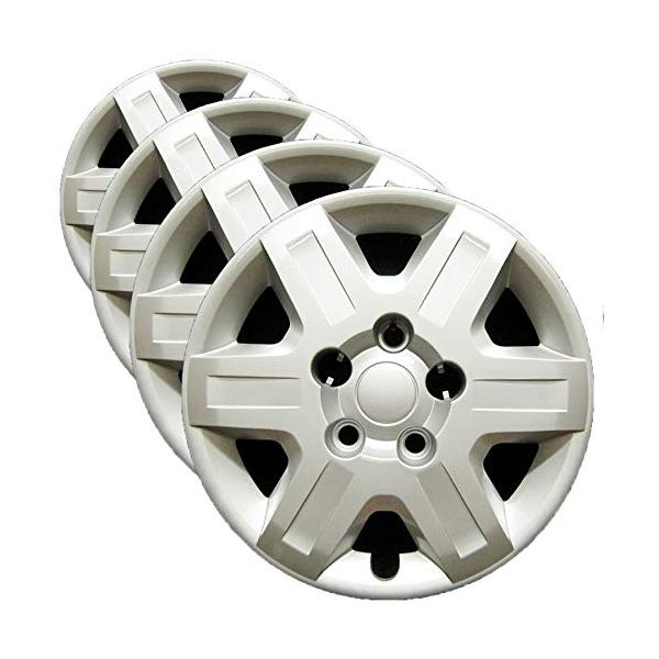 商品名: プレミアムレプリカ ハブキャップセット | ダッジ・キャラバン2008-2013 | 交換用16インチホイールカバー(4個) Premium Replica Hubcap Set, Fits Dodge Caravan 2008-...