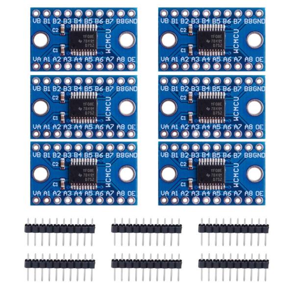 商品名: GeeekPi 6Pack TXS0108E 8 Channel Logic Level Converter Bi-Directional High Speed Full Duplex Shifter 3.3V 5V for Ar...