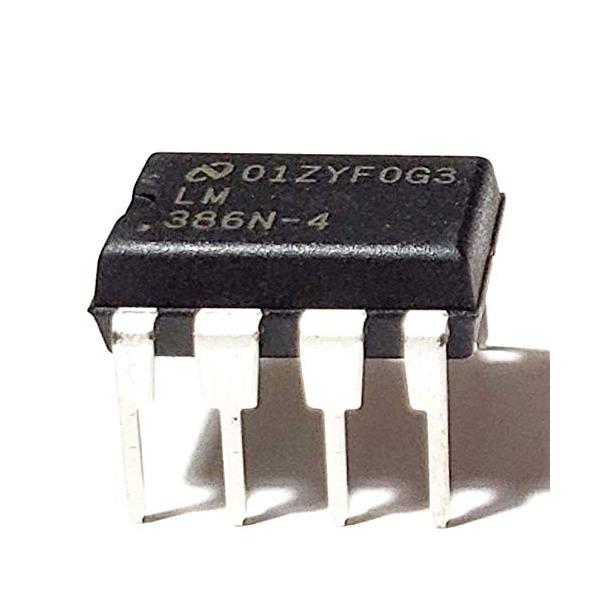商品名: Juried Engineering LM386N-4/NOPB LM386N-4 LM386 ワイド入力電圧低電力オーディオアンプ 内蔵ゲインDIP-8ブレッドボードフレンドリー (5個パック) Juried Engineeri...