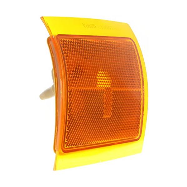 商品名:  I-MATCH AUTO PARTS: Front Left Driver Side Lower Side Marker Parking Light Lens Bumper Reflector, Smooth Amber/For...