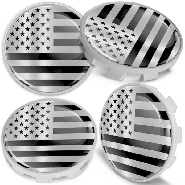 商品名:  Biomar Labs 4 x 68mm Wheel Centre Alloy Hub Center Caps Compatible with BMW 36136783536 Hubcaps Black Silver USA F...