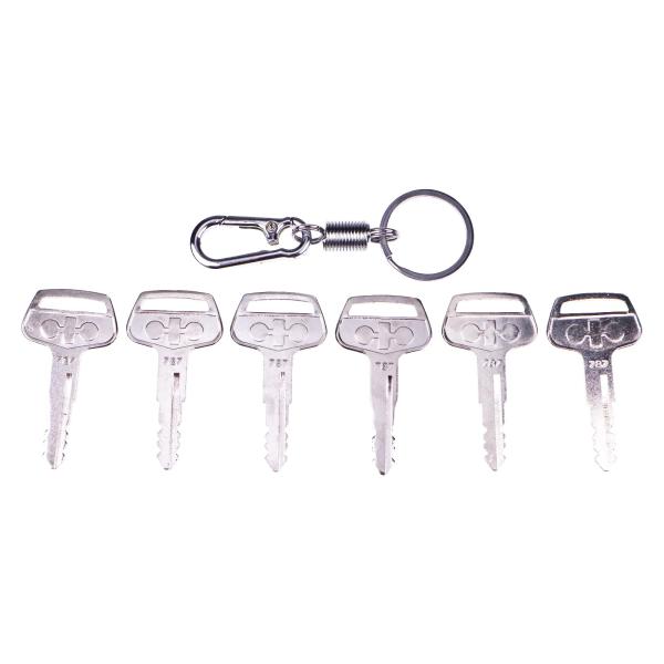 商品名: ZTUOAUMA 6X イグニッションキー #787 キーチェーン付き TR261434 コマツショベルドーザーローダー Kalmar Dressta Sakaiモデル2019に対応 ZTUOAUMA 6X Ignition Ke...