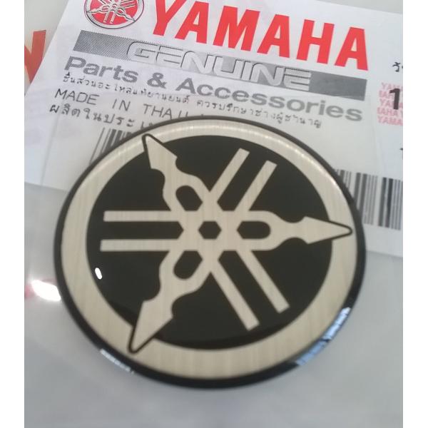 商品名: ヤマハ純正 音叉 マーク エンブレム Tuning Folk 外径 30mm YAMAHA GENUINE PARTS 30MM Diameter Yamaha Tuning Fork Decal Sticker Emblem L...
