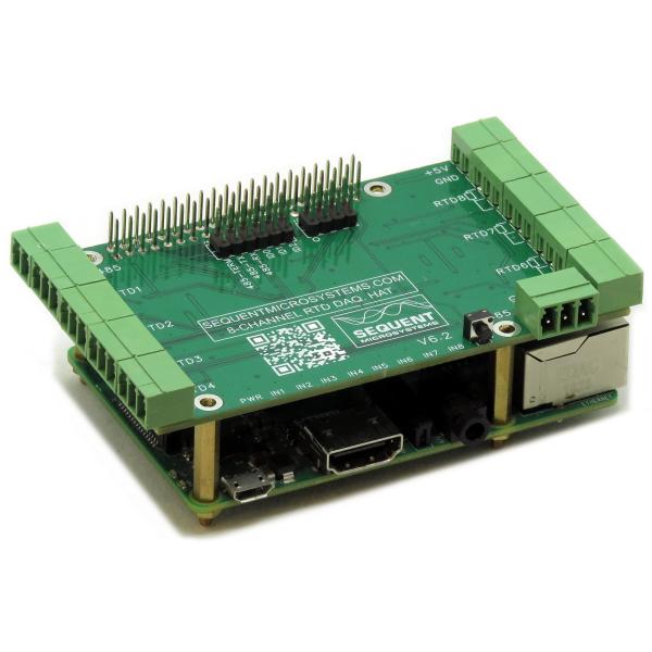 商品名: RTD データ取得 8層スタッカブルハット Raspberry Pi用 RTD Data Acquisition 8-Layer Stackable HAT for Raspberry Piブランド: Sequent Micros...