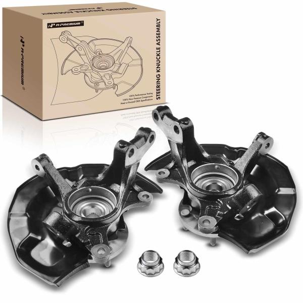 商品名: A-Premium ホイールベアリングとハブアセンブリ フロント トヨタ シエナ 2004-2010 バン AWD 左右 2個セット A-Premium 2 x Front Steering Knuckle &amp; Wheel...