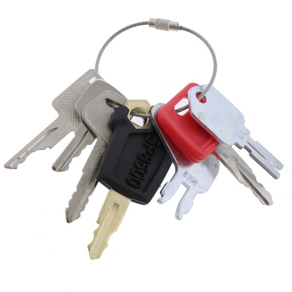 商品名:  Solarhome 7 Heavy Equipment Ignition Keys Set for CAT Case JCB JD Hitachi Hyster Komatsu Bobcatブランド: Solarhome高さ: ...