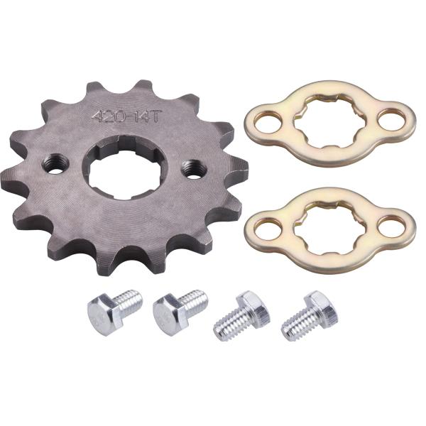 商品名: MRELC オートバイ 420-14T フロントスプロケット 20mm 50cc 70cc 90cc 110cc 125cc ダートピットバイク ミニバイク ATV 4ウィーラー 原付に対応 MRELC Motorcycle 42...