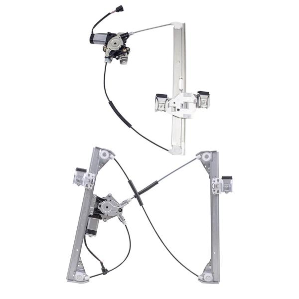 商品名:  Brock Aftermarket Replacement Front and Rear Driver Left Power Window Regulators Set with Motor Compatible with 20...