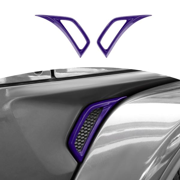 商品名:  RT-TCZ for Jeep JL Side Fender Vent Decal Trim Cover for Jeep Wrangler JL JLU Gladiator JT 2018-2024 Purple Exteri...