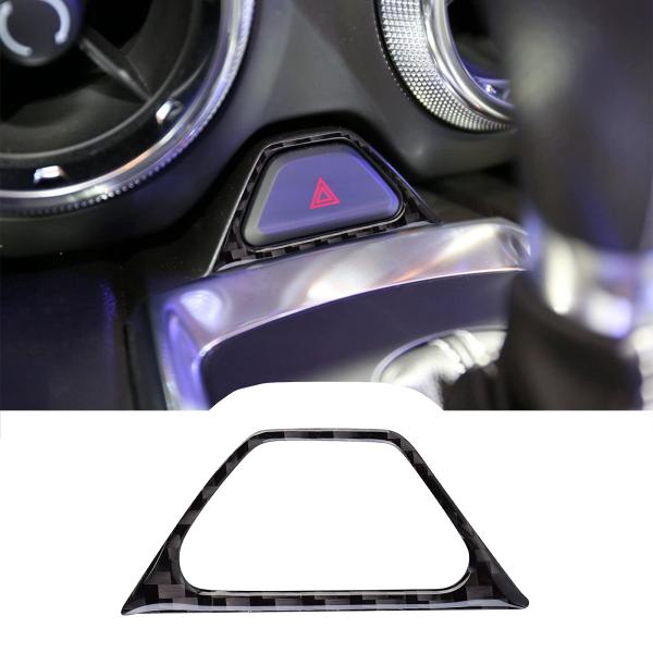 商品名: RUIANTE 本物のカーボン警告キーボックスと互換性あり シボレーカマロ 2015 2016 2017 2018 2019 2020 2021 (ブラック1個) RUIANTE Compatible with Carbon Fi...