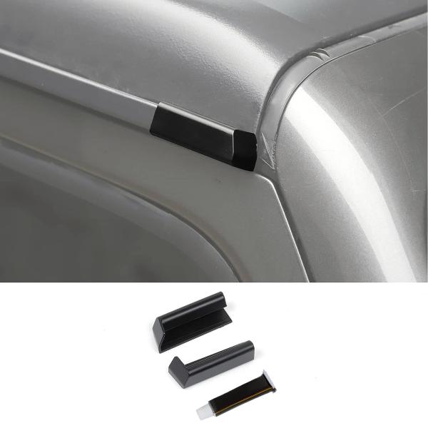 商品名: Hoolcar レインドライバー 雨どいハードトップ ABS 雨水ディフレクター 2018-2021 Jeep Wrangler JL JLU &amp; Gladiator JT用 外装アクセサリー ブラック 1ペア Hoolc...