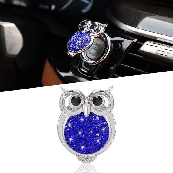 商品名: WINKA エンジンスタートストップボタンカバー ダイヤモンド ラインストーン イグニッションカバー インテリア クリスタル カーデコ カーアクセサリー ネイビーブルー ラインストーン ステッカー WINKA Bling Car ...