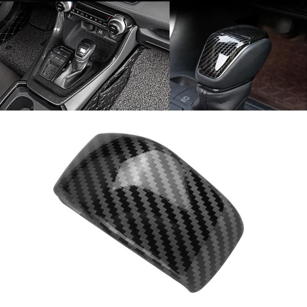 商品名:  x xotic tech Inner Gear Shift Knob Lever Cover Trim, Carbon Fiber Pattern, Compatible with Toyota RAV4 2019-2024ブラ...