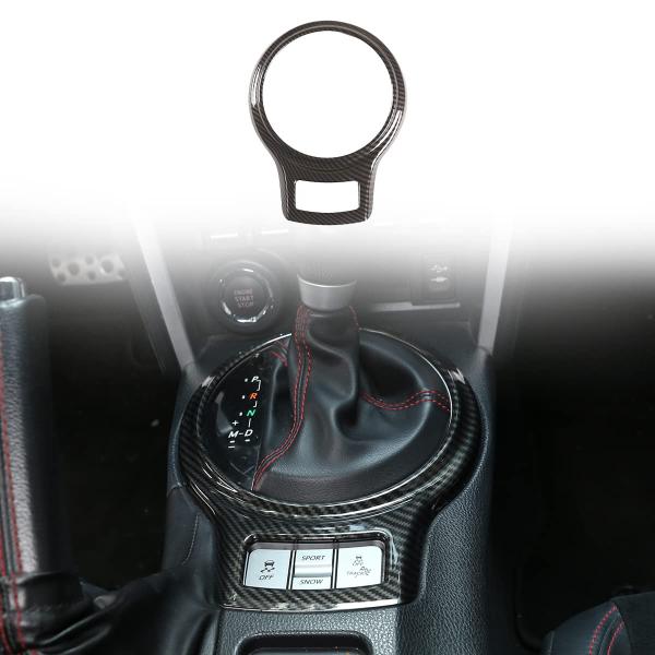商品名: CHEAYAR ABS 車内センターコンソール装飾カバートリムキット スバル BRZ トヨタ 86 アクセサリー 2012-2020 (セントラルコントロールギアシフトパネルフレームカバー、カーボンファイバー) CHEAYAR A...