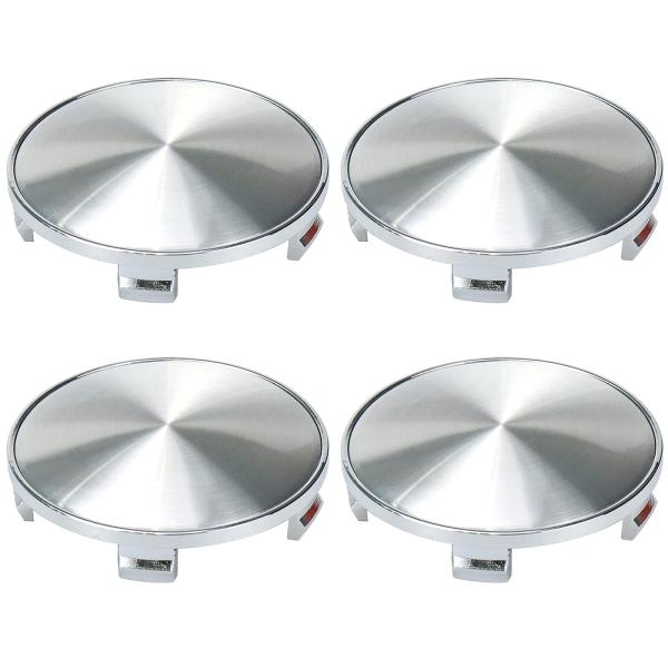 商品名: Modengzhe 4個 68mm ABS スナップインタイプ ホイールセンターハブキャップ 適合車種 2016年以前のBMWシリーズに対応 (クロムメッキベース&amp;シルバーステッカー) Modengzhe 68mm Whe...