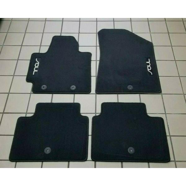 商品名: OEM 2014-2019 KIA Soul 4 PC カーペットフロアマットセット - ブラック New OEM 2014-2019 KIA Soul 4 PC Carpet Floor MAT Set - Blackブランド:...