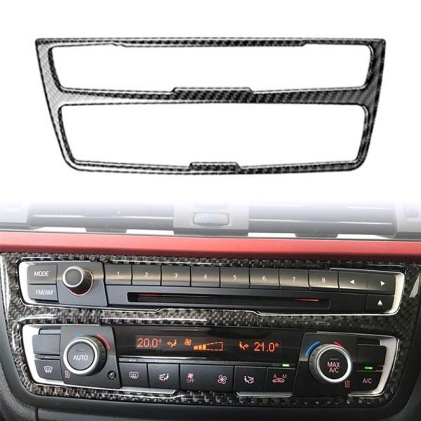 商品名:  LIRU Car Auto Interior Center Console Dashboard Control Panel AC/CD Frame Cover Trim Carbon Fiber for BMW x3 F30 F...