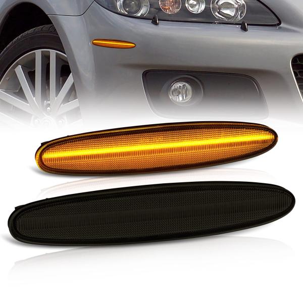 商品名:  AJP Distributors Smoke Len Amber LED Side Markers Front Bumper Driving Reflector Light Turn Signal Lamp Assembly P...