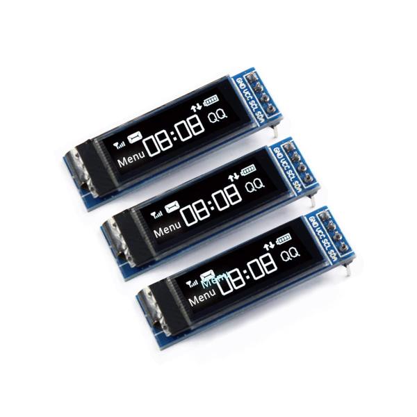 商品名: OLED LCDディスプレイモジュール 0.9インチ 4ピン SPI シリアル OLEDスクリーンドライバー 128x32 3.3V ~ 4.2V Ledger Nano S用 (ホワイトライト) 3 Pieces OLED LC...