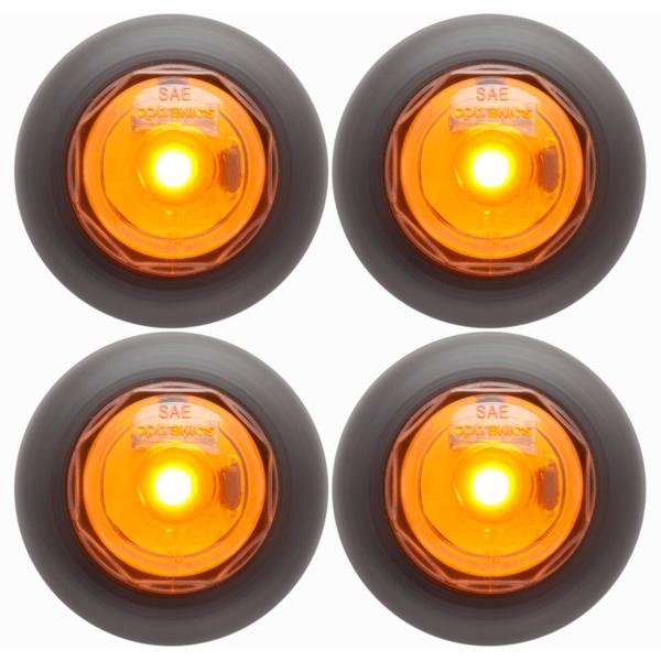 商品名:  Optronics 4 Pack 3/4" Amber LED Non Directional Marker Light MCL10AKB Grommetブランド: Optronics商品番号: 色: White素材: Poly...