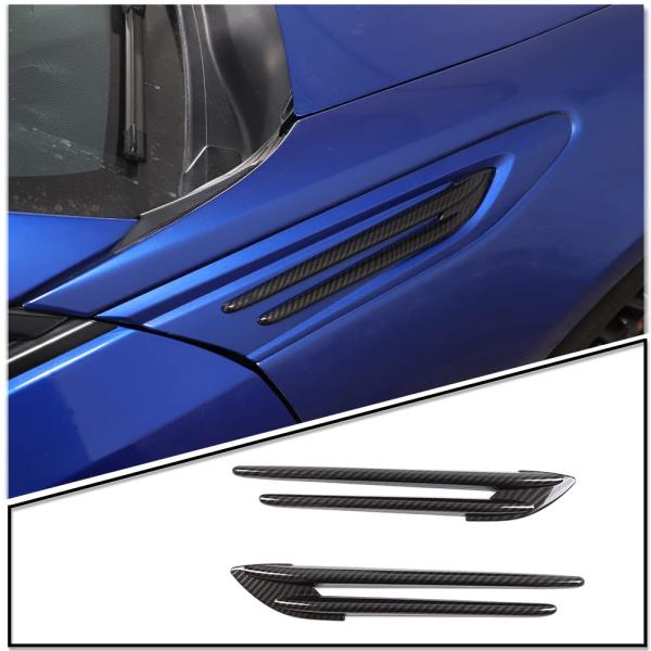 商品名:  CHEAYAR Air Flow Fender Side Vent Decor Sticker Accessories for Subaru BRZ 2017-2020,Side Door Fender Air Vent Out...