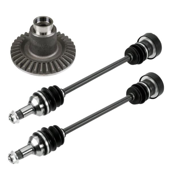 商品名:  Mid Nebraska Motorsports Rear Driveshaft Axles Bundled With Differential Gear KIT compatible with 08-10 Arctic Cat...