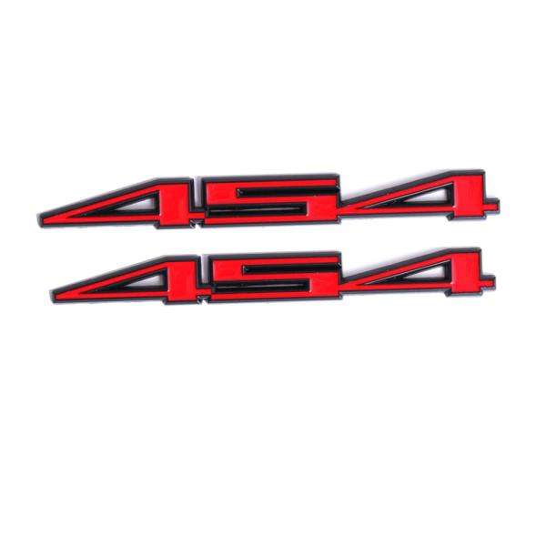 商品名:  2X 454 Aluminum Emblem Badge Decal Red &amp; Silver for 454 (Red Black)ブランド: Generic高さ: 17.78cm横幅: 5.08cm奥行: 0.254...