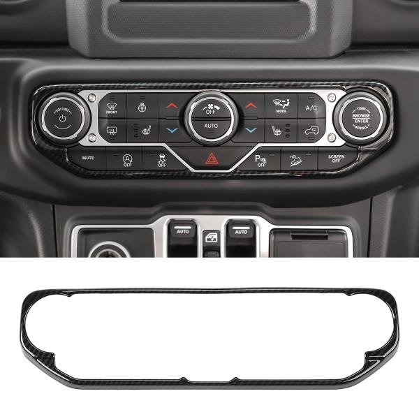 商品名:  SQQP Center Console Dashboard Air Conditioner Switch Cover Trim Frame Fit for 2018-2023 Jeep Wrangler JL &amp; Jee...