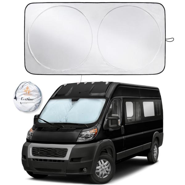 商品名: EcoNour | | | L (70 x 42 ) EcoNour Foldable Car Windshield Sun Shade | Sun Shade for Car Windows Blocks UV Rays and...