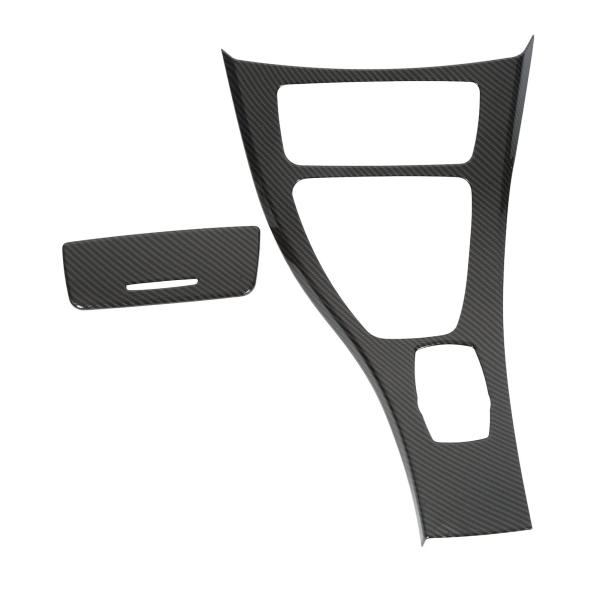 商品名: カーセンターコントロールトリム センターコンソール ギアシフトパネルカバートリム 3シリーズ E90 2008~2012年カーボンファイバー シッカー用 Car Center Control Trim Center Console...