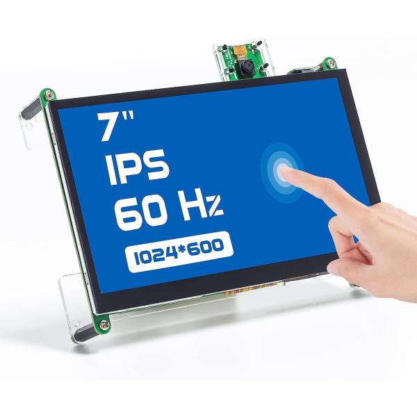 商品名:  SunFounder 7 Inch Touchscreen for Pi 5, RPI 4,1024X600 IPS Display, USB HDMI Portable Mini Monitor, Upgraded 7in T...