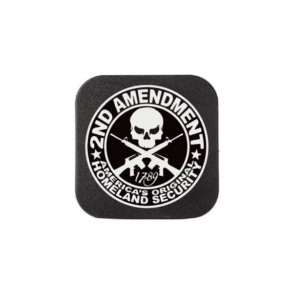 商品名:  2nd Amendment Rubber Receiver Tube Hitch Plug. Truck Trailer Hitch Cover Plug Insert Fits 2" Receivers. Fits 2 inc...