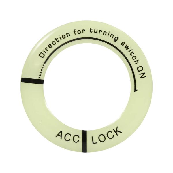 商品名:  Ignition Ring in The Dark, Car Motorcycle Luminous Ignition Switch Key Ring Circle Cover Trim Universal Green Ligh...