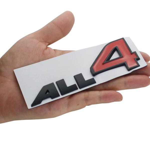 商品名:  1Pc ALL4 Emblem 3D Metal Badge Car Stickers Decal Replacement for Cooper R60 R61 F60 (Black Red)ブランド: Generic高さ: 1...