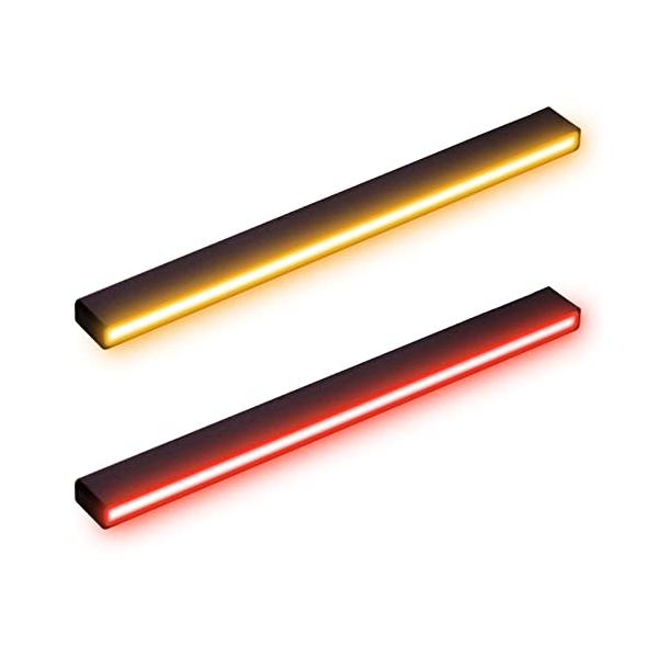 商品名: Kinstecks トラックテールライト ウィンカーライト 29LED 流れる信号ライト ブレーキライト ドライビングライト トレーラートラック用 レッド&amp;イエロー 2個 Kinstecks 2PCS Truck Tail...