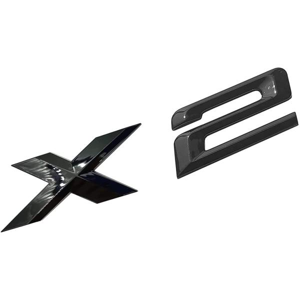 商品名:  Generic Replacement X2 Gloss Black Rear Trunk liftgate Emblem Badge for X2 Decal Numbers Lettersブランド: Generic重量: 1...