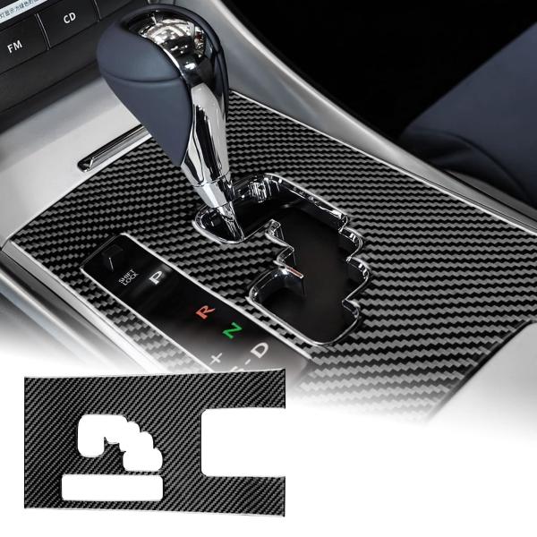 商品名:  AIRSPEED Carbon Fiber Gear Shift Panel Cover Sticker Center Console Interior Decorative for Lexus IS250 IS350 2006...