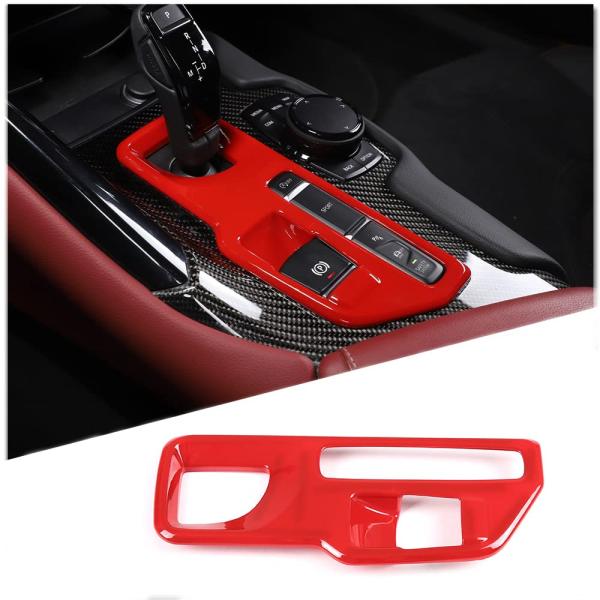 商品名:  Fgtagtal Fit for Toyota Supra GR A90 A91 MK5 2019-2024 Gear Shift Panel Trim Cover, Gear Shift Console Anti-Scratc...