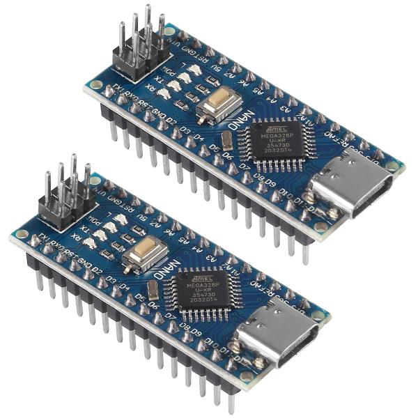 商品名:  AITRIP 2pcs for Nano Board CH340/ATmega+328P Without USB Cable, Type-C Connection Compatible with Arduino Nano V3....