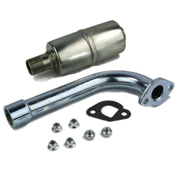 商品名:  The ROP Shop | 1" Exhaust &amp; Muffler Kit for Go Karts with Predator 212cc, Clone 212cc, 196ccブランド: The ROP Shop...