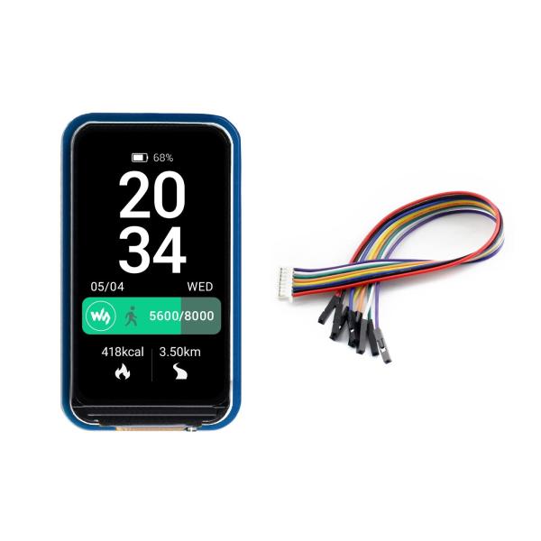 商品名: ウェーブシェア 1.45インチ LCD モジュール 172×320 解像度 262K RGB カラー IPS ディスプレイ Raspberry Pi、Arduino、STM32、組み込みST7789V3ドライバー、SPIインターフ...