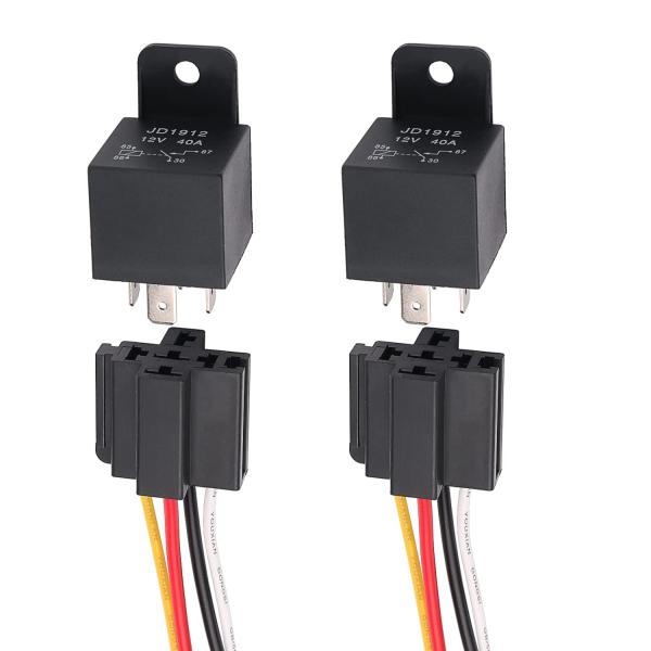 商品名:  DIANQI 2-Pack 40Amp Automotive Relay with Interlocking Socket Heavy Duty for Truck Car Van Motorcycle Boat Relay 4...