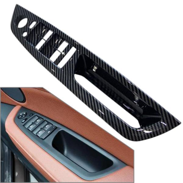 商品名:  GZYF LIRU Window Switch Armrest Panel Black Smoke ABS Car Inner Door Handle Panel Tirm Cover for BMW E70 X5 SAV (2...