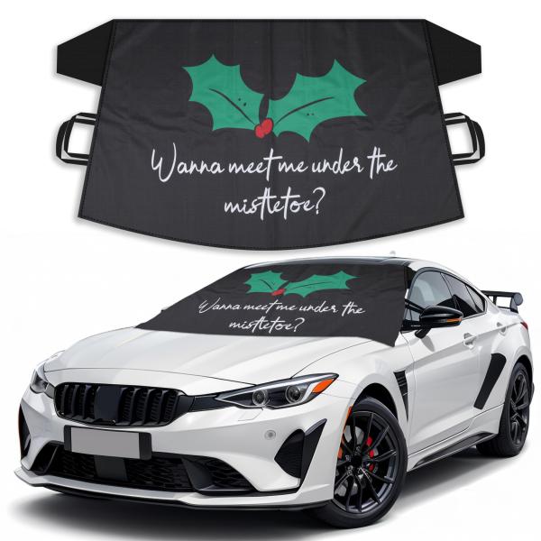 商品名: EcoNour Car Windshield Snow Cover for Car Decor | Tough 600D Polyester Fabric Windshield Snow Cover | Water &amp; S...