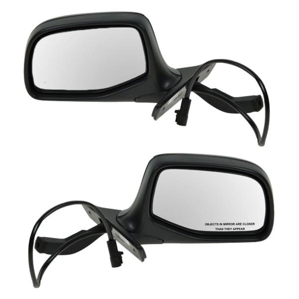 商品名:  TRQ Driver &amp; Passenger Side Mirror Set Power with Smooth Housing Compatible with 1992-1996 Ford Bronco 1992-19...