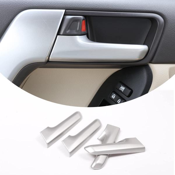 商品名:  ABS Inner Car Look Interior Door Handle Panel Cover Trim 4PS Fit for Toyot@ Land Cruiser Prado FJ150 150 2010 2011...