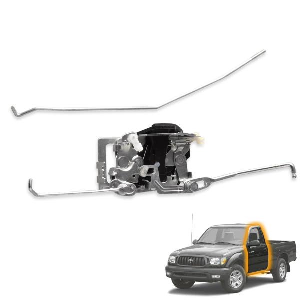 商品名: Unikpas 助手席用ドアラックスアセンブリ トヨタ タコマ 1998-2004 フロント右側ラッチ 非電源ドアロック交換キット Unikpas Passenger Door lacth Assembly Compatible ...