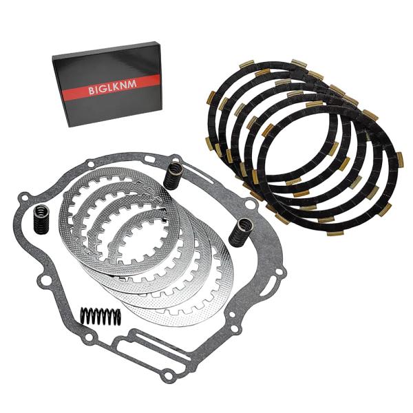 商品名: BIGLKNM クラッチキット 摩擦プレート&amp;ヘビーデューティースプリングガスケット ヤマハ TTR125 2000-2004 TTR125E 2003-2009 TTR125L 2000-2008 TTR125LE 20...