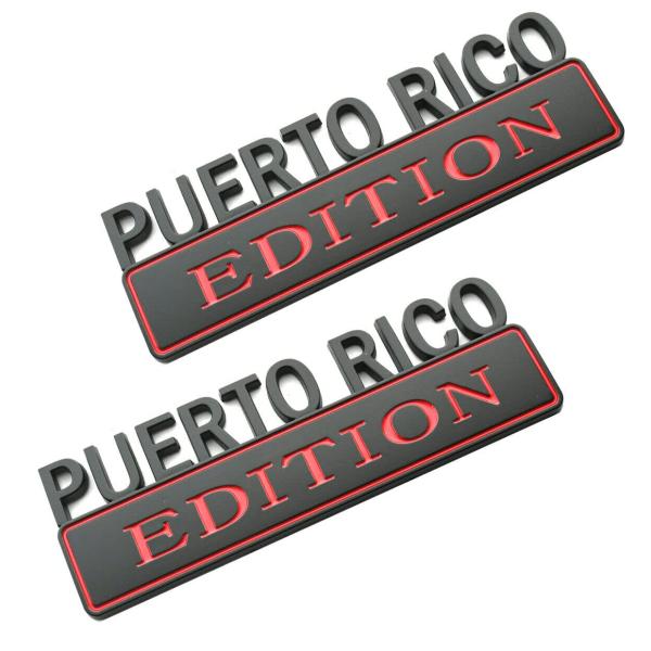商品名:  2Pc Set Puerto RICO Edition Truck Emblem Flag Decal 3D Exterior Badge Sticker Car Truck Decal Replacement for Cars...